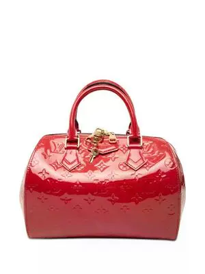 LOUIS VUITTON Monogram Vernis Montana Handbag - Red