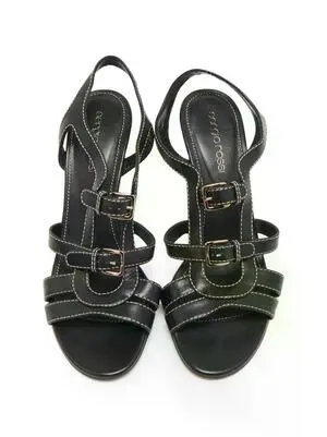 SERGIO ROSSI Leather Heeled Sandals