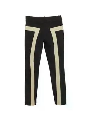 Elisabetta Franchi Jersey Stripe Detail Slim Fit Trousers
