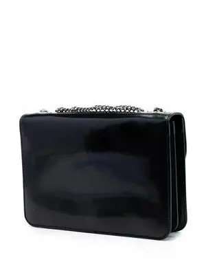 Gucci Patent Leather Interlocking G Crossbody Bag