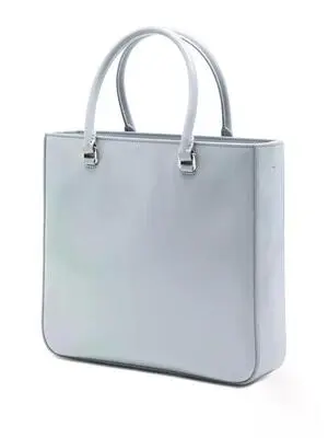 Prada Spazzolato Leather Satchel - Blue