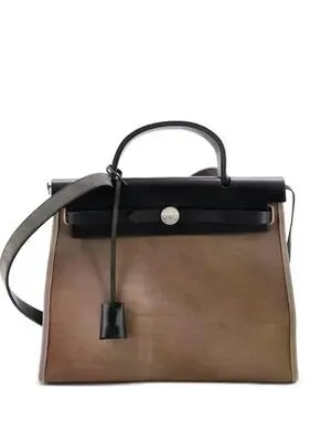 Hermès Herbag Zip Shoulder Bag - Grey