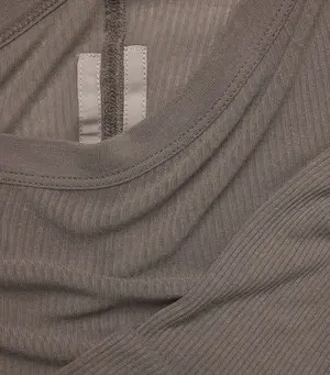 Rick Owens Ziggy Asymmetrical Knit Top