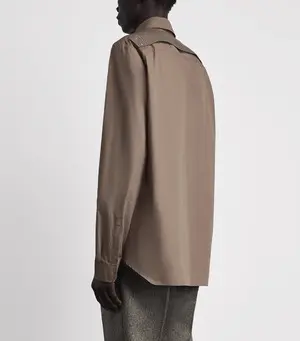 Rick Owens Cotton Fog Overshirt