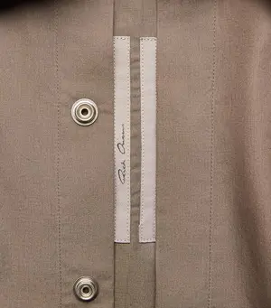Rick Owens Cotton Fog Overshirt