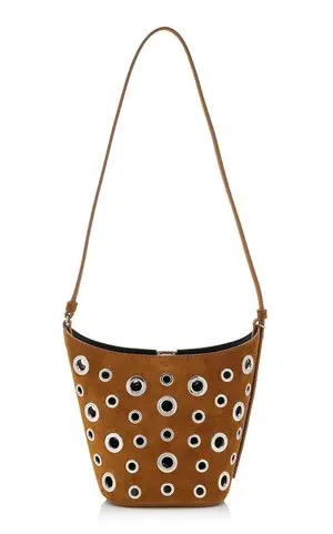 Proenza Schouler Mini Brant Suede Bucket Bag - Brown