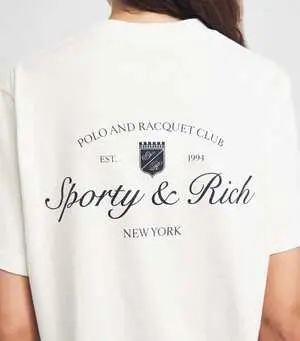 Sporty & Rich Cotton Syracuse T-shirt