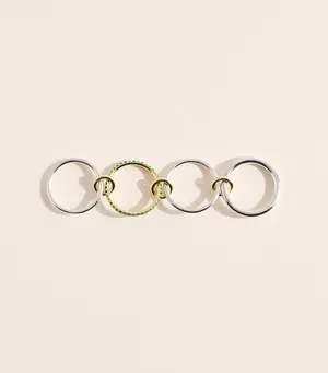 SPINELLI KILCOLLIN Sterling And Yellow Gold Emerald Ring