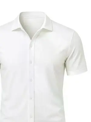 PATRICK ASSARAF Short-sleeve Button-up Shirt - White