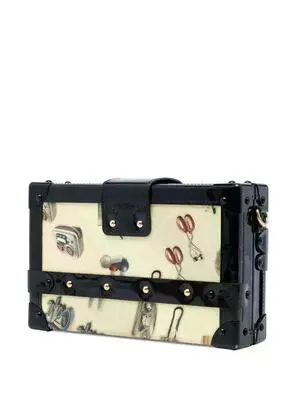 LOUIS VUITTON Monogram Vernis Stickers Petite Malle Crossbody Bag