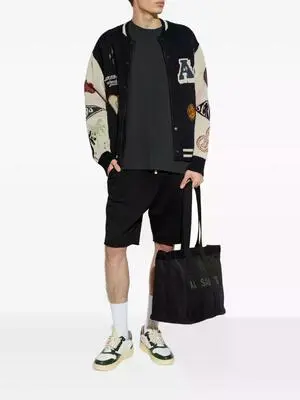 ALLSAINTS Xander Logo-embroidered T-shirt - Black