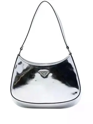 Prada Spazzolato Leather Cleo Shoulder Bag