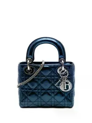 Dior Mini Lady Satchel - Blue