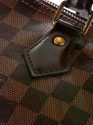 LOUIS VUITTON Speedy Handbag Damier 30 Satchel - Brown