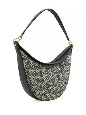 Loewe Anagram Canvas Luna Hobo Bag - Blue