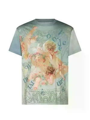 VIVIENNE WESTWOOD Cherub Print T-shirt - Blue