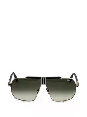 Cazal Geometric Frame Sunglasses - Silver