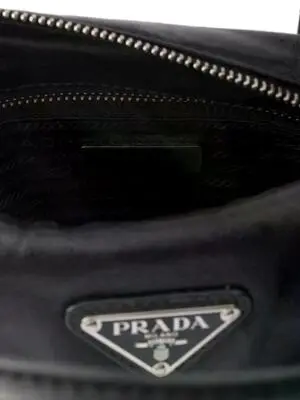 Prada Bonnie Small Leather Bag - Black