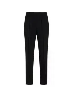 Fabiana Filippi Beaded Tab Elasticated Waist Trousers - Black