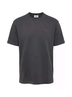 AUTRY Logo-embroidered Cotton T-shirt