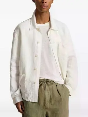 Polo Ralph Lauren Linen Utility Jacket - Neutrals