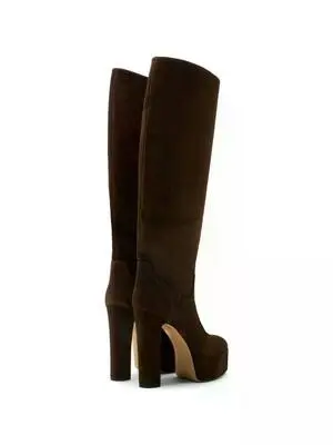 Casadei Platform Block Heel Boots