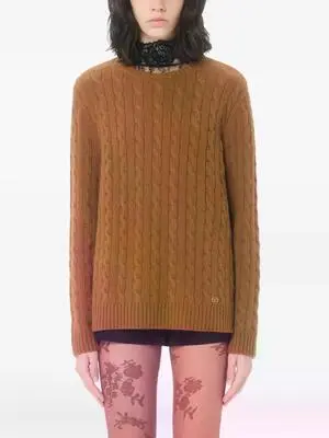 Valentino Garavani Cashmere Cable Knit Sweater