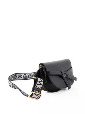 Loewe Gate Dual Leather Mini Bag - Black