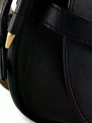 Loewe Gate Dual Leather Mini Bag - Black