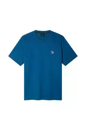 Paul Smith Signature Zebra Motif Regular-fit T-shirt - Blue