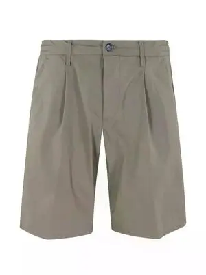 RE-HASH Elasticated Waist Tailored Shorts With Pleated Detailing