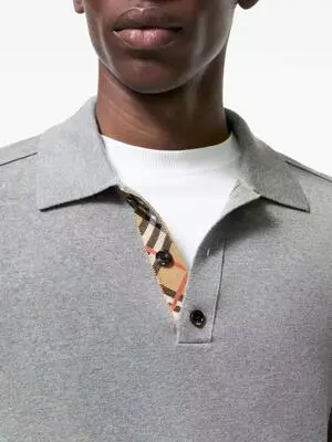 Burberry Long-sleeve Wool Polo Shirt