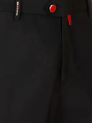 Kiton Logo Patch Elasticated Waistband Trousers