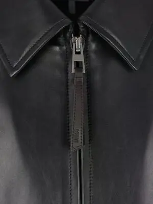 Loewe Zip-up Leather Jacket