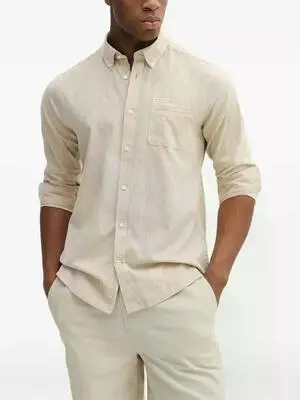 Barbour Nelson Long-sleeve Shirt - Neutrals