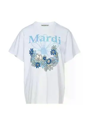 Mardi Mercredi Jardin T-shirt - White