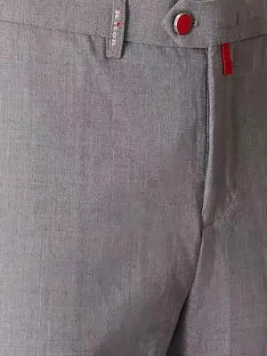 Kiton Tailored Trousers With Pressed Crease