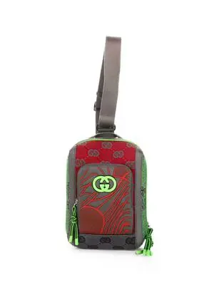 Gucci Gg Pattern Backpack