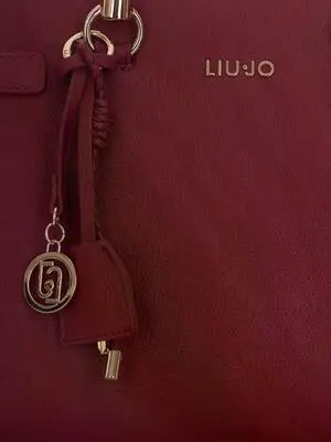 Liu Jo Braided-handle Logo-plaque Shoulder Bag - Red