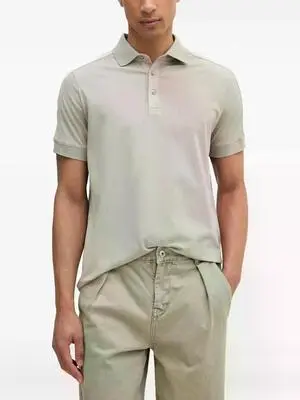 Karl Lagerfeld Logo-tape Polo Shirt - Grey