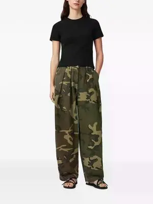 ALLSAINTS Camouflage Print Pleated Trousers