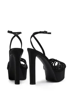 LE SILLA Platform Sandals - Black