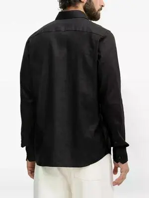 Karl Lagerfeld Logo-embroidered Button-down Shirt