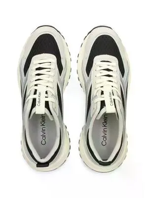 Calvin Klein Panelled Metallic Effect Sneakers