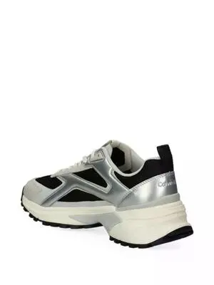 Calvin Klein Panelled Metallic Effect Sneakers