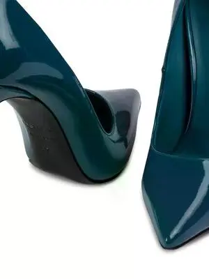 LE SILLA Eva Patent Leather Pumps - Blue