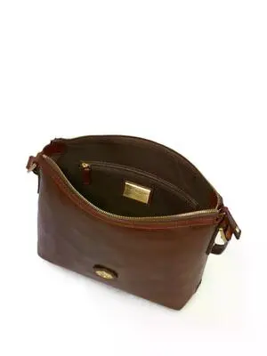 THE BRIDGE Zip-top Leather Cross Body Bag
