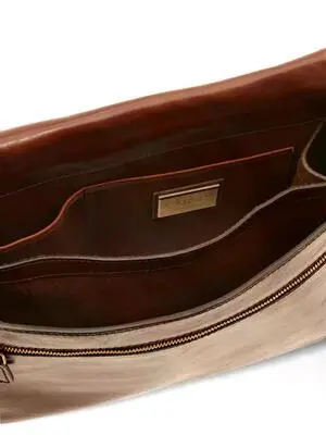 THE BRIDGE Leather Flap Shoulder Bag