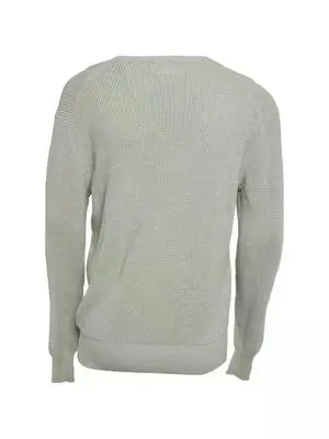ALLSAINTS Trias Waffle Knit Crew Neck Sweater