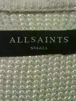 ALLSAINTS Trias Waffle Knit Crew Neck Sweater